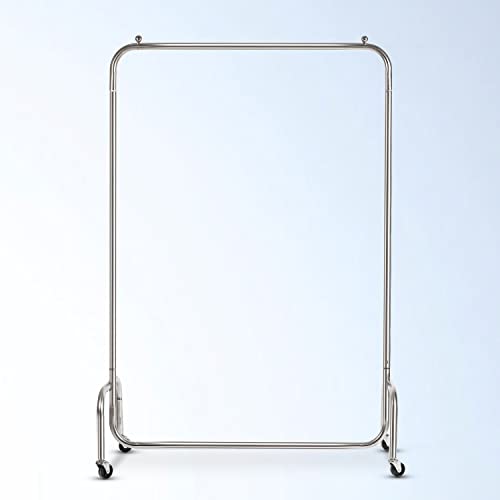 Vivianrack Clothes Garment Rack Heavy Duty Maximum Capacity 300 lb for Hanging Clothes Rack, Metal Clothing Garment Rack on Wheels with Brakes