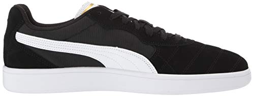PUMA Men's Astro Kick Sneaker, Black-White-teamgold, 9 M US