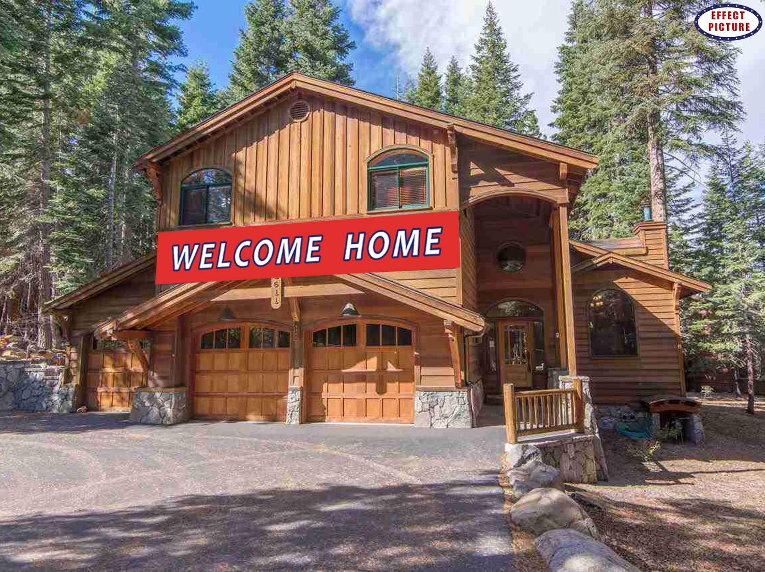 Large Welcome Home Banner | Back Home Welcome Sign | Extra Large Homecoming Party Decorations