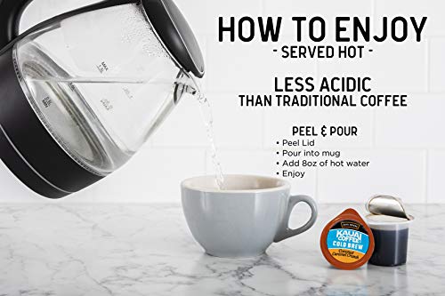 Java House Cold Brew Coffee Concentrate Liquid Pods 1.35 Fluid Ounces Kauai Coconut Caramel Crunch, 8.1 Fl Oz