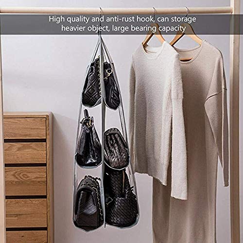 GUAGLL Wardrobe Storage Bag for Handbag Non-Woven Tote Bag Storage Wall Hanging Bag Finishing Storage Bag