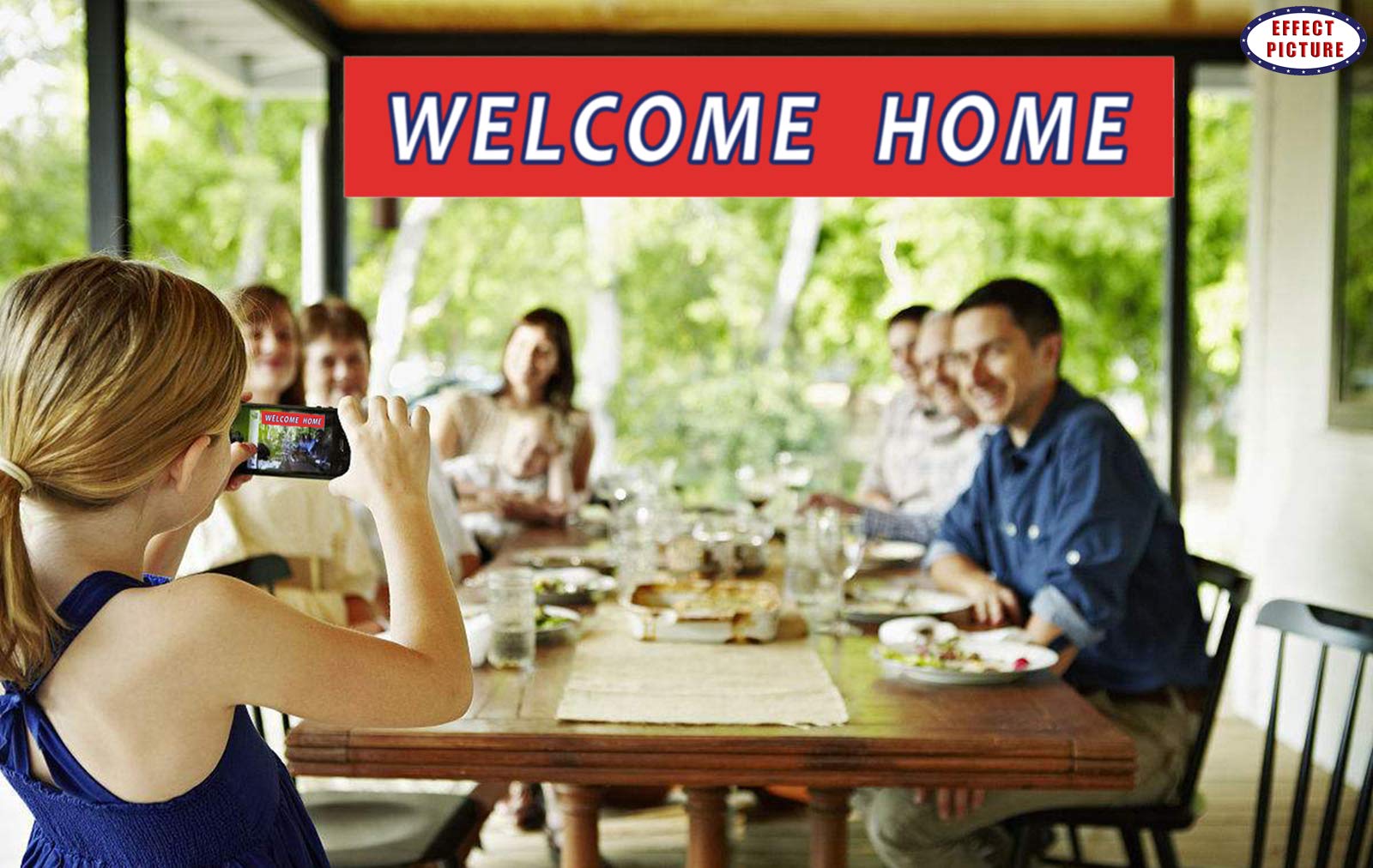 Large Welcome Home Banner | Back Home Welcome Sign | Extra Large Homecoming Party Decorations