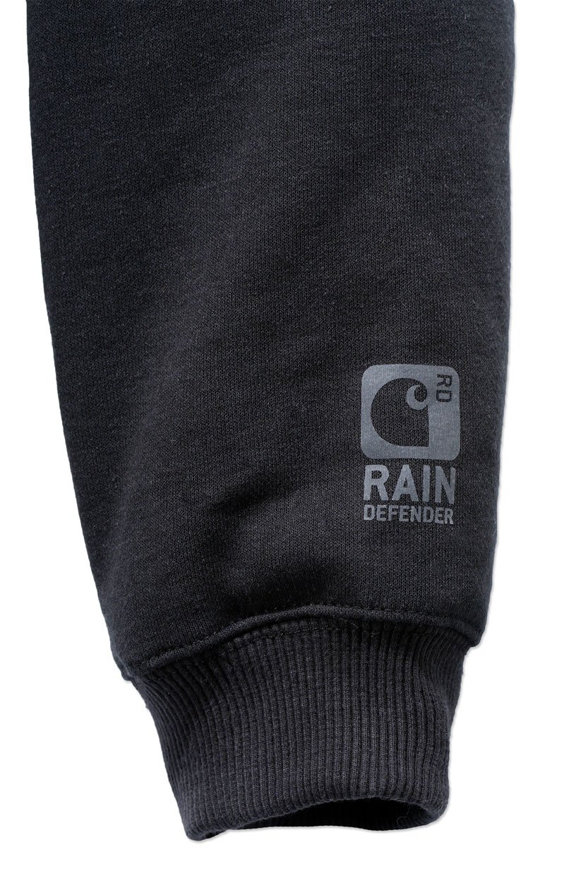 Carhartt mens Rd Rockland Sherpa Lined (Big & Tall) Hooded Sweatshirt, Black, Large Tall US