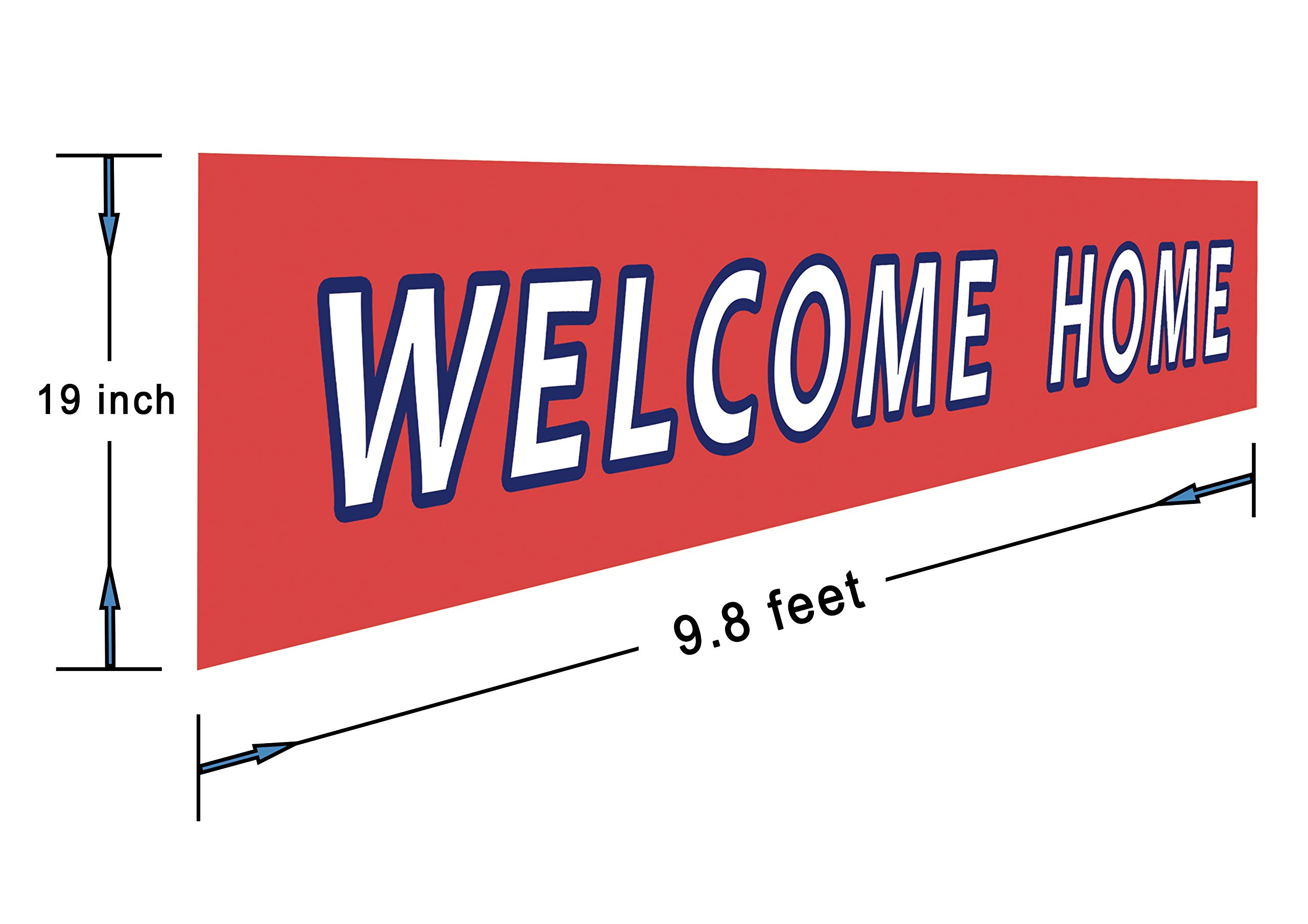 Large Welcome Home Banner | Back Home Welcome Sign | Extra Large Homecoming Party Decorations