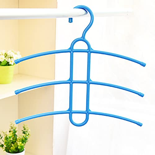 Fabric Storage Containers with Lids Multiple Shirt Hangers in One Space Saving Plastic 5 Pack Durable Multi Functional Non Slip Clothes Hangers Closet Drop Front Box Sweater (Coffee, One Size)