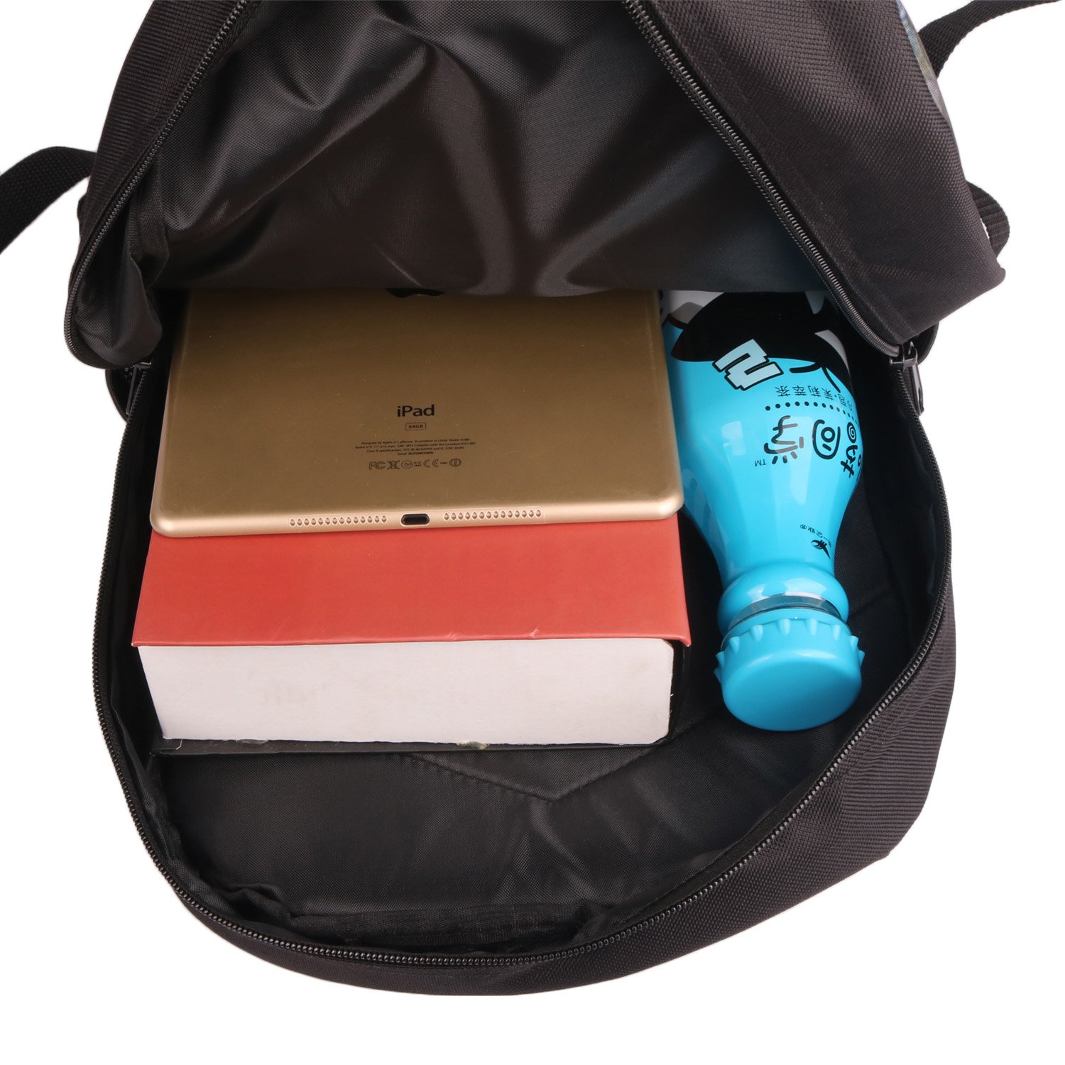 ThiKin Pet Dog School Bag Backpack, Cute Puppy Print Bookbag for Kids Boys Girls