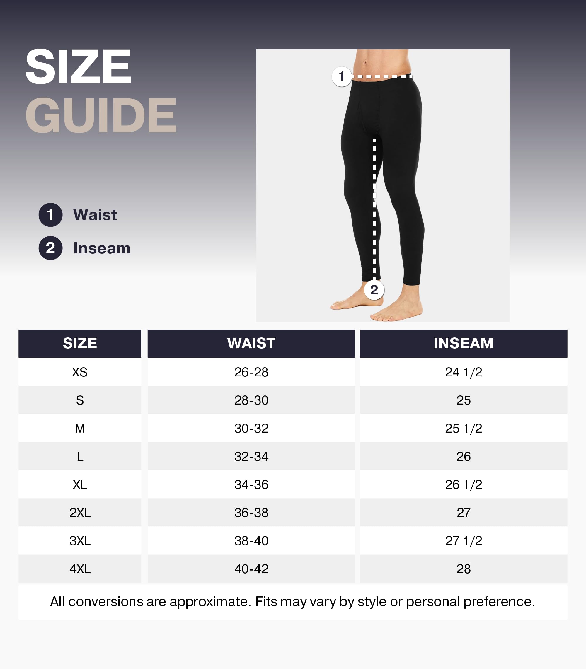 Thermajohn Long Johns for Men, Thermal Underwear for Men Long Underwear Mens Leggings Thermal Pants Men Cold Weather Bottoms (Black, X-Large)