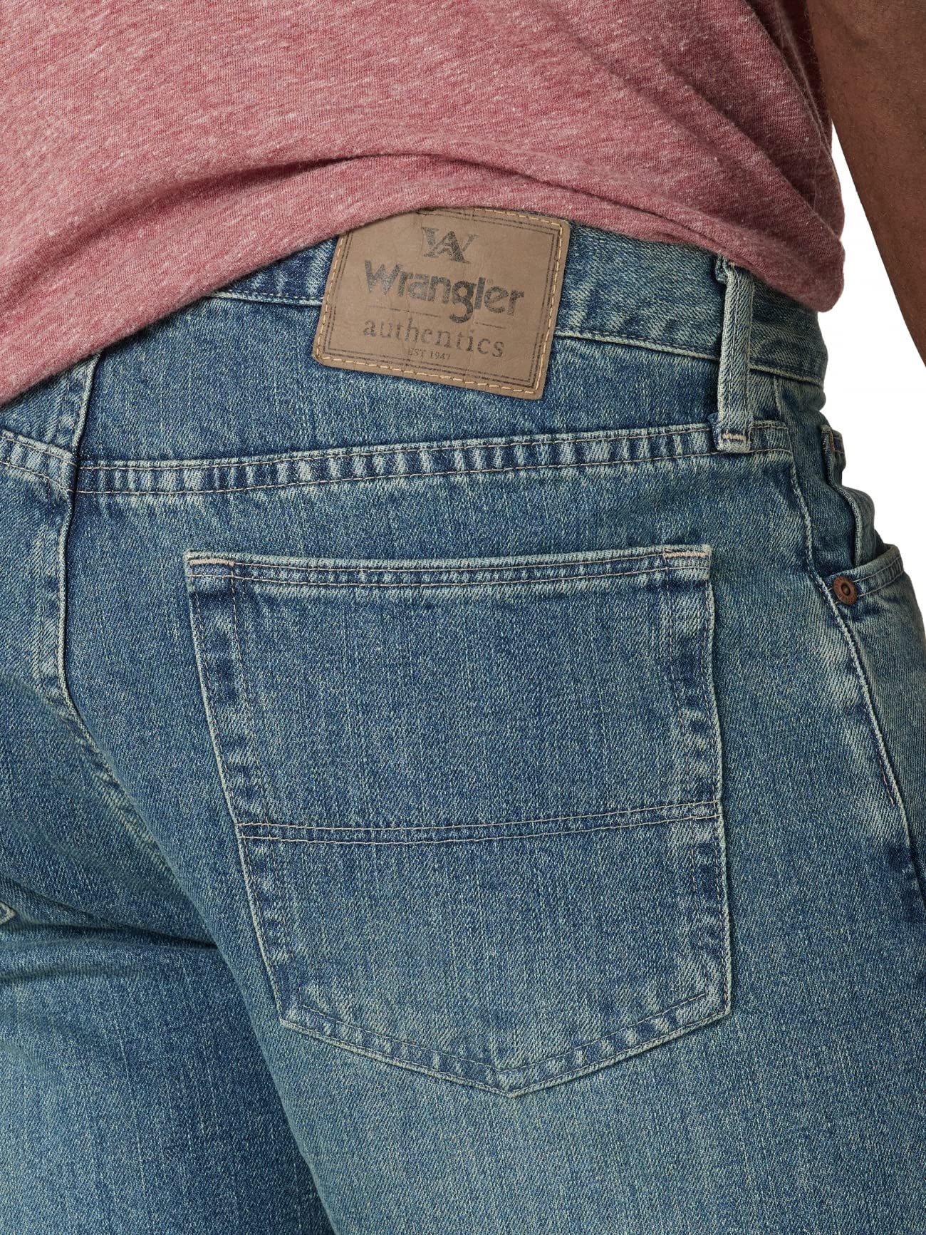 Wrangler Authentics Men's Classic Relaxed Fit Five Pocket Jean Short, Maritime, 54