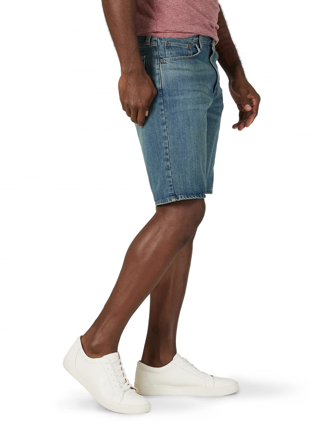 Wrangler Authentics Men's Classic Relaxed Fit Five Pocket Jean Short, Maritime, 54