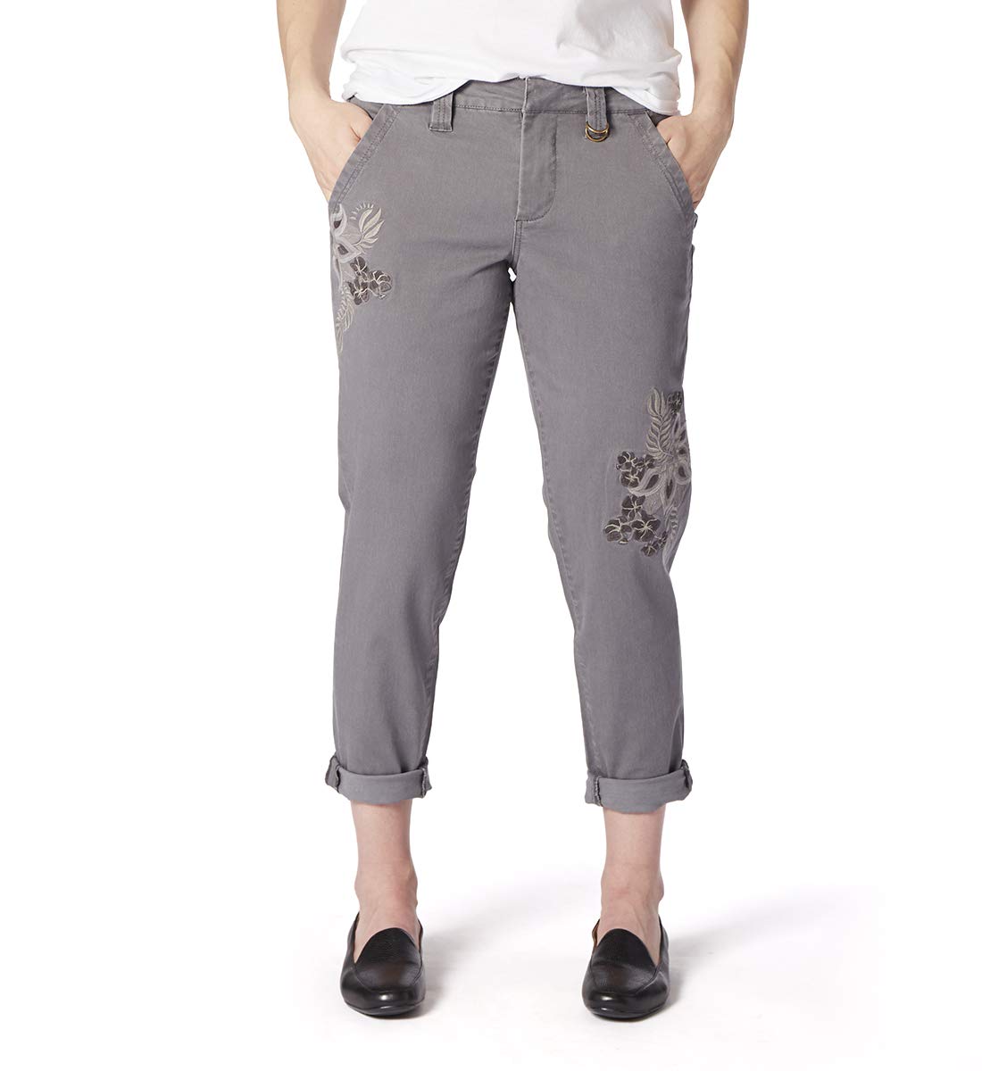 JAG Jeans Women's Dana Chino Pant-Legacy, Grey Streak, 0