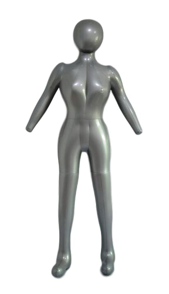 Inflatable Female Full Body Mannequin Dress Form Dummy with Arms and Legs Model Display