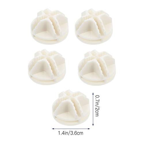 Cabilock 20pcs White Wire Cube Plastic Connectors for Modular Storage Organizer Closet and Wire Shelving Closet Clasp Buckle Clip Buttons
