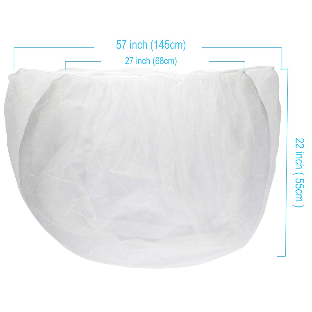 Mosquito Net for Baby Stroller | Bug Net for Infant Carriers Car Seats Cradles, Crib, Pack and Play, Bassinet, Playpen | Premium Infant Protection net for Summer Infant, Graco, Baby Jogger, Chicco
