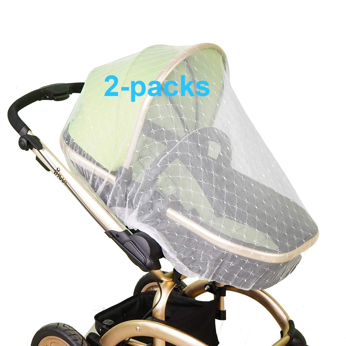 Mosquito Net for Baby Stroller | Bug Net for Infant Carriers Car Seats Cradles, Crib, Pack and Play, Bassinet, Playpen | Premium Infant Protection net for Summer Infant, Graco, Baby Jogger, Chicco