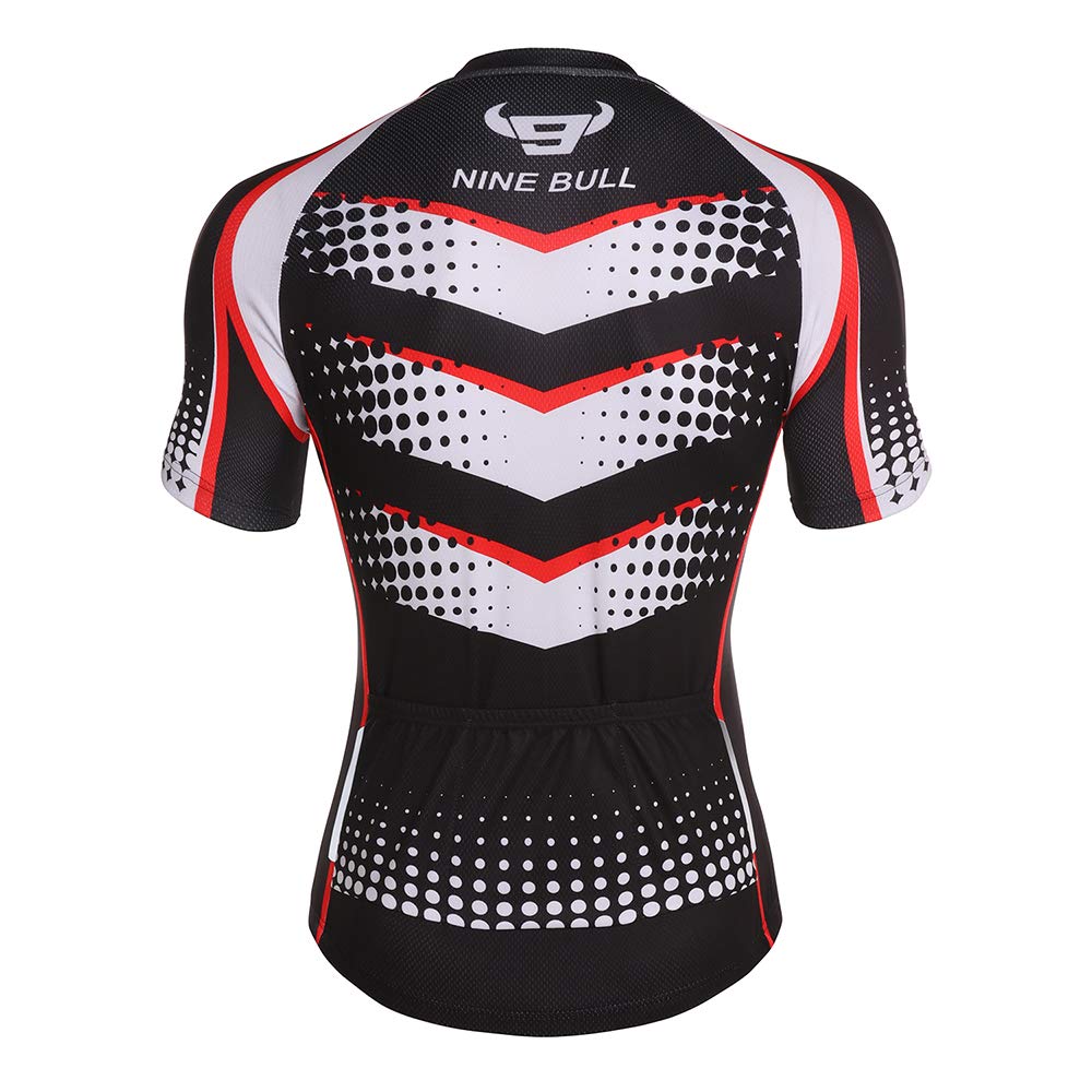 Men's Cycling Jersey Set - Reflective Quick-Dry Biking Shirt and 3D Padded Cycling Bike Shorts