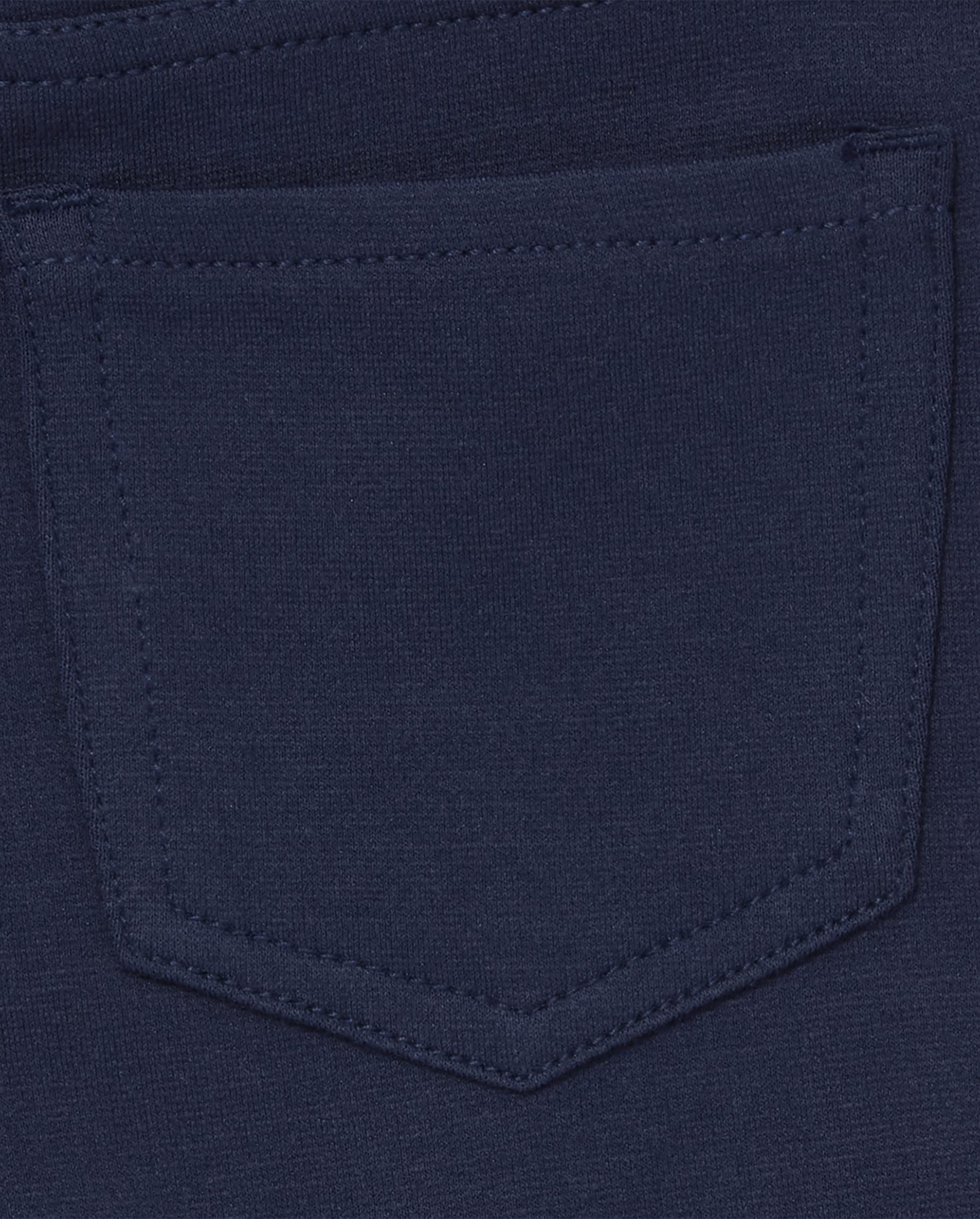 The Children's Place girls Uniform Ponte Knit Pull on Jeggings Jeans, Tidal Single, 6 US