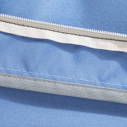 Classic Accessories 60-346-010501-RT Ravenna Cushion Slip Cover, 72"L x 21"W x 3"Thick, Empire Blue