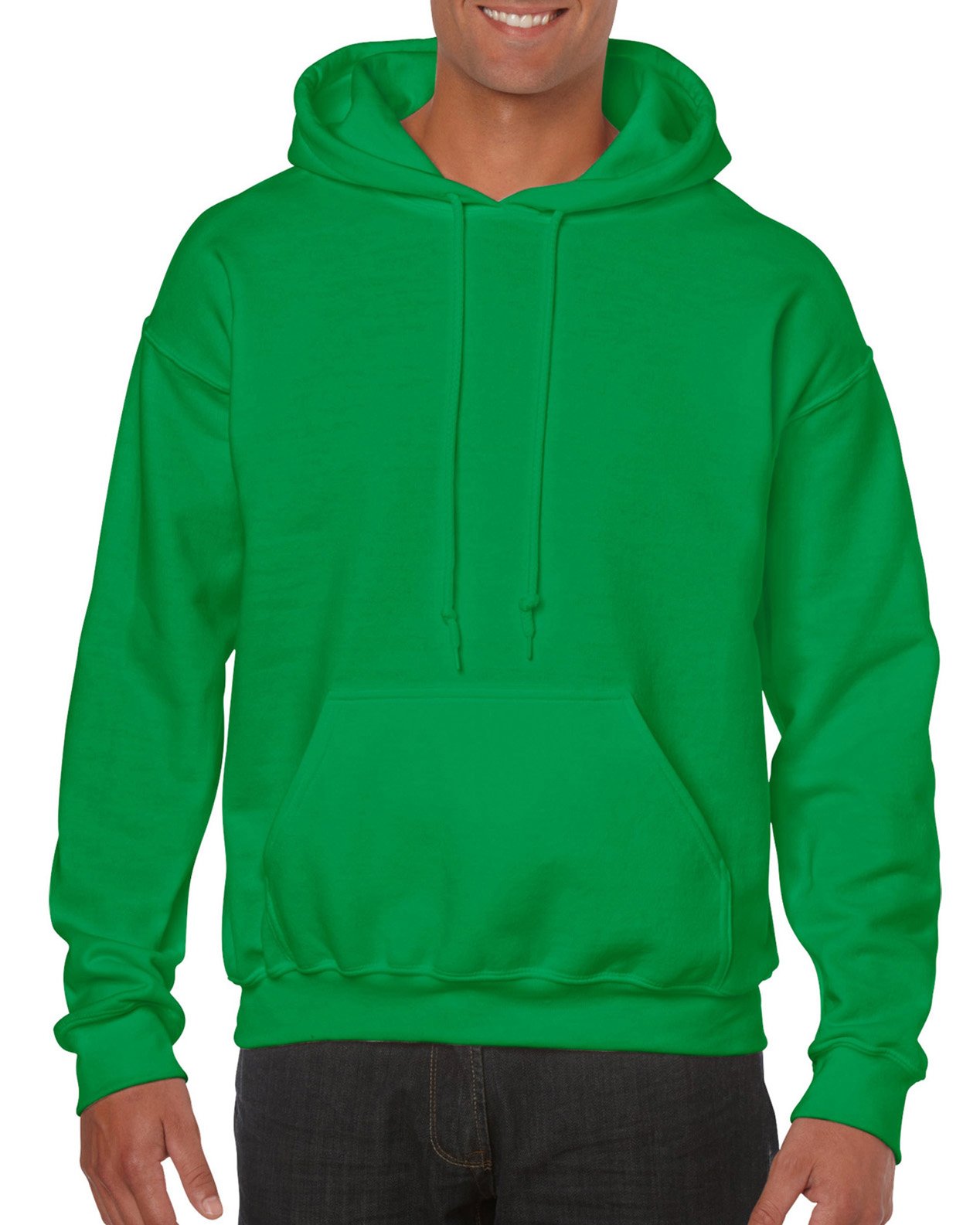 Gildan Men's Pouch Pocket Hooded Sweatshirt, Irish Green, 2XL