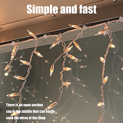 Sankoly 4 Pcs Bathroom Shower Caddy Connectors Suction Cups PVC Heavy Strength Clear Sucker Without Hooks for Regular Shower Caddy Basket Christmas Light