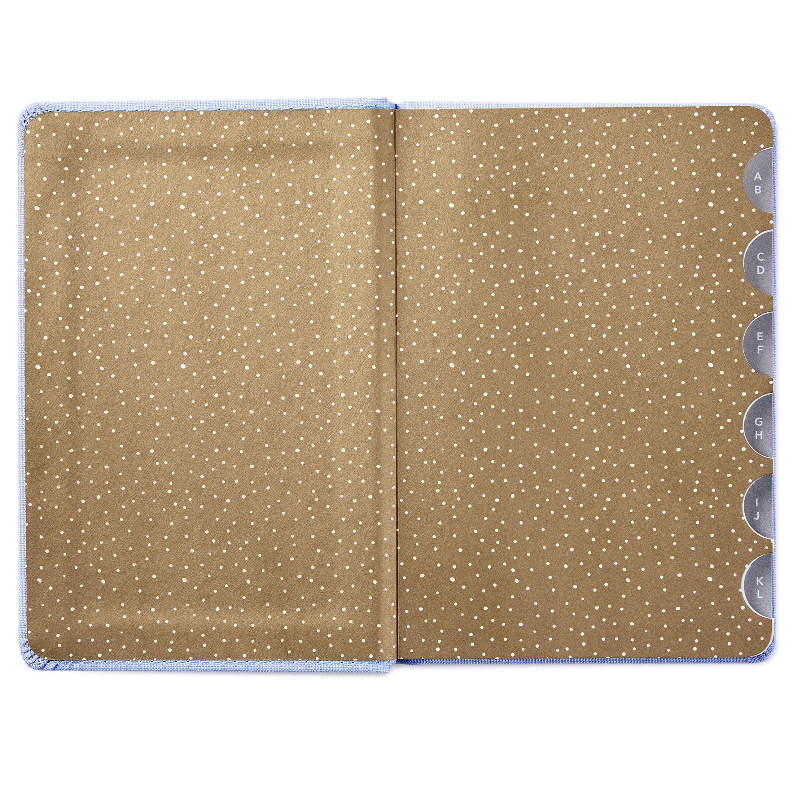 Hallmark Hardcover Address Book (Blue Chambray)