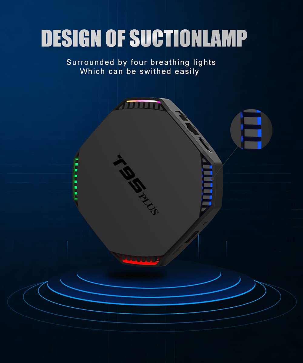 Android TV Box 11.0 Android Box T95Z Plus TV Box Android 4GB RAM 64GB ROM with RK3566 Quad-Core Supports 2.4G 5G Dual WiFi/BT 4.0 /8K/3D/H.265 Smart TV Boxes