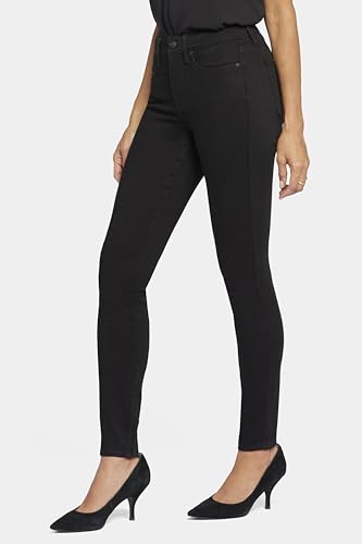 NYDJ Women's Ami Skinny Jeans in Sure Stretch Denim, Black, 8