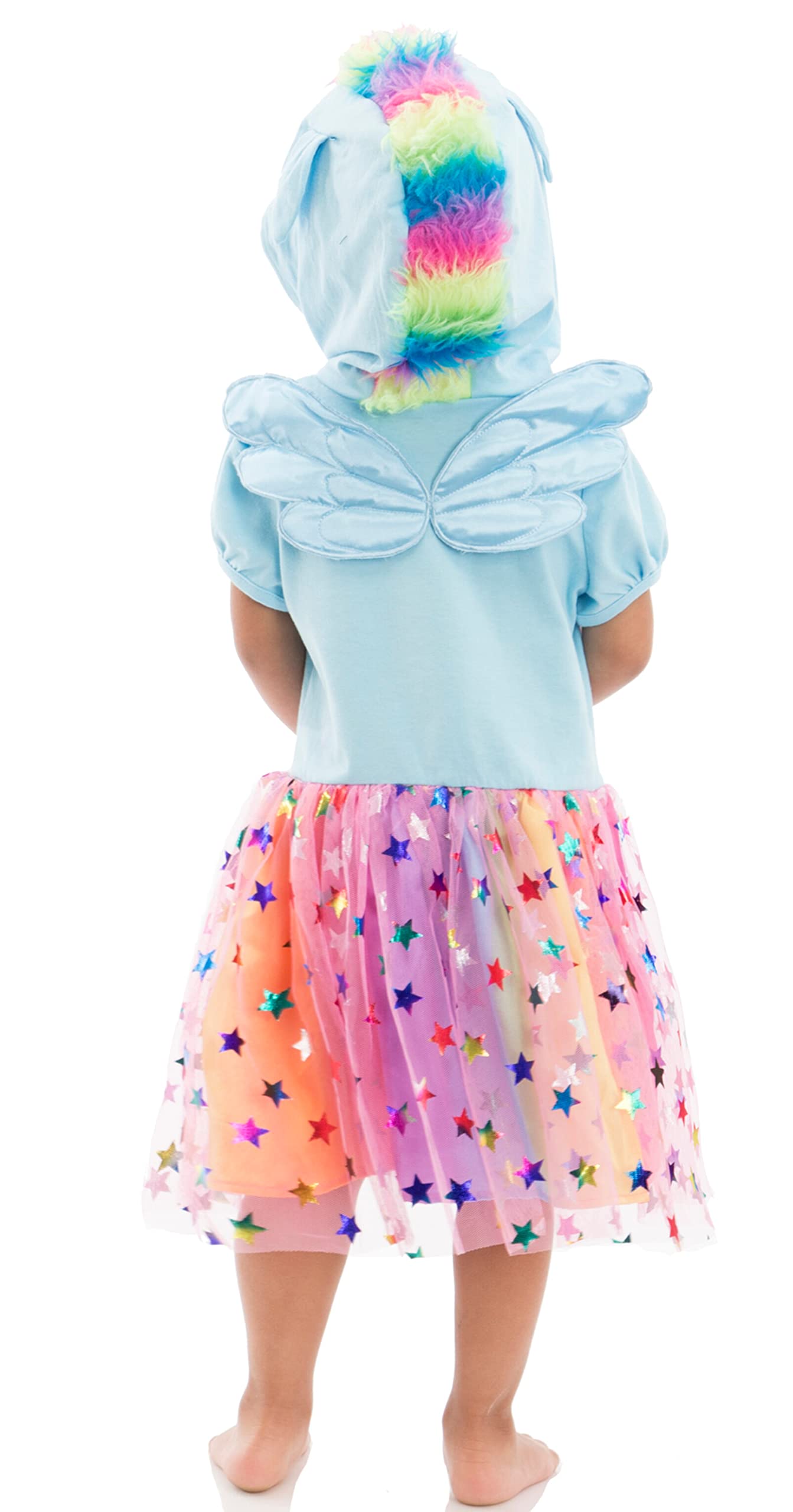 My Little Pony Rainbow Dash Toddler Girls Cosplay Tulle Dress 3T