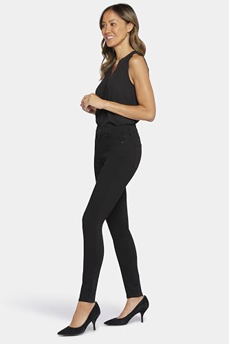 NYDJ Women's Ami Skinny Jeans in Sure Stretch Denim, Black, 8