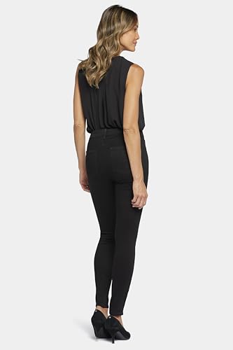 NYDJ Women's Ami Skinny Jeans in Sure Stretch Denim, Black, 8