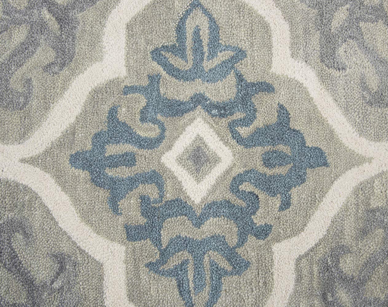 Gatney Rugs Majestic Area Rug LO007A Gray Trellis Moroccan 8' x 10' Rectangle