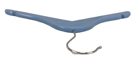 Children's Blue Finish Wood Top Hangers (Set of 5)