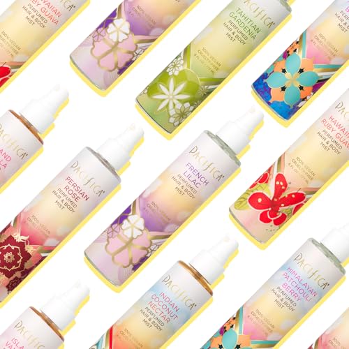 Pacifica Beauty Himalayan Patchouli Berry Hair & Body Mist, Fragrance, Perfume Body Spray, Grapefruit, Sweet Gourmand, Vegan, 6 fl oz (1 Count)