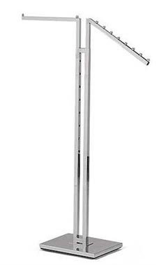 SSWBasics 2 Way Clothes Rack with One Straight Arm