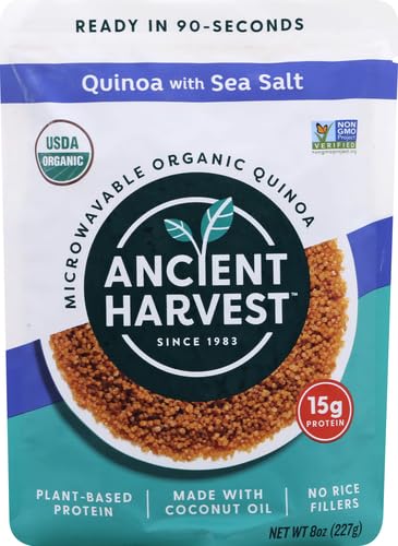Ancient Harvest, Quinoa Sea Salt Organic Micro, 8 oz