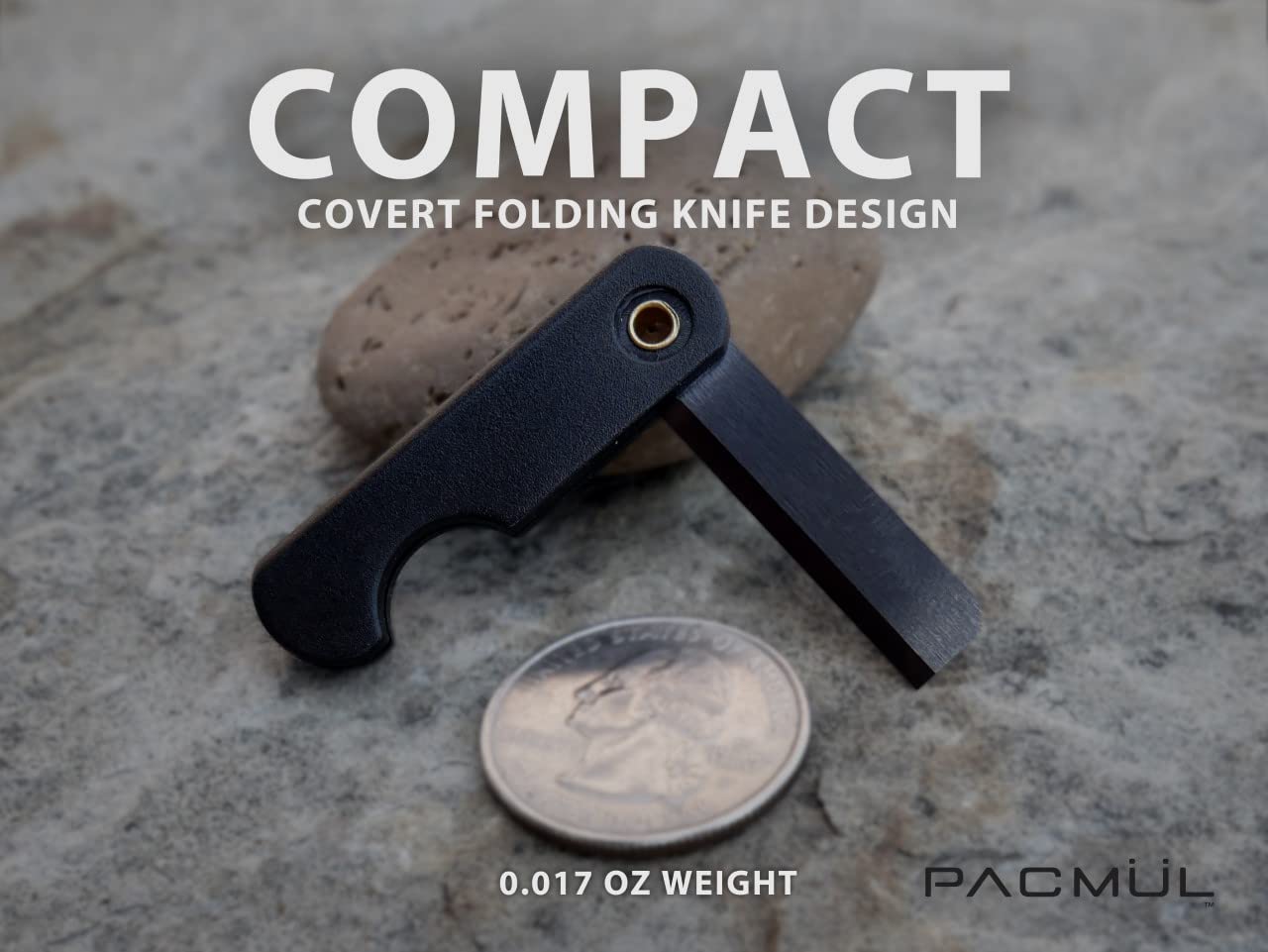 Acme Approved Folding Ceramic Razor Blade Non Metallic Knife Micro EDC Escape Knife Survival Tool 2pk
