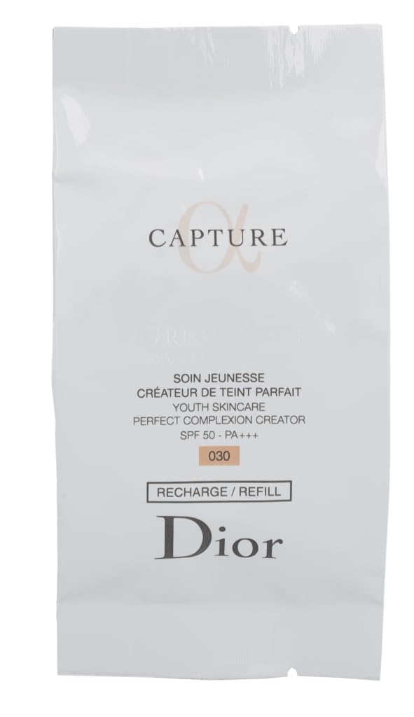 Dior Capture Dreamskin Moist & Perfect Cushion SPF 50 Pa+++ 030 Refill 0.5 Ounce