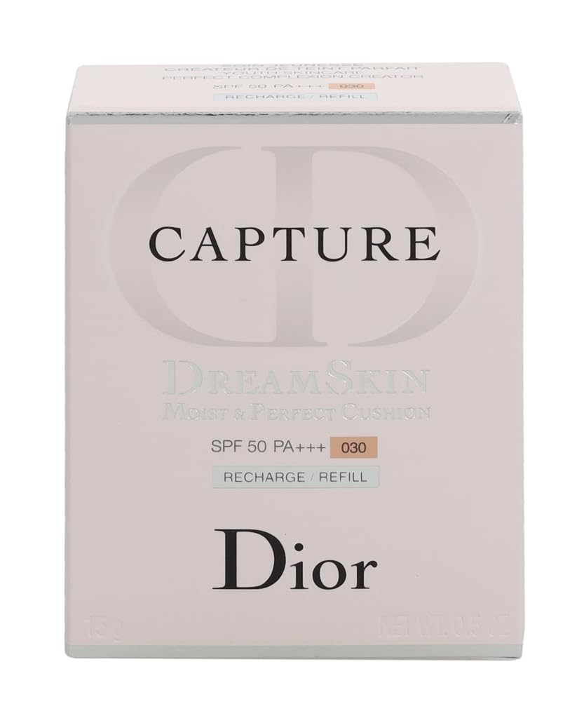Dior Capture Dreamskin Moist & Perfect Cushion SPF 50 Pa+++ 030 Refill 0.5 Ounce