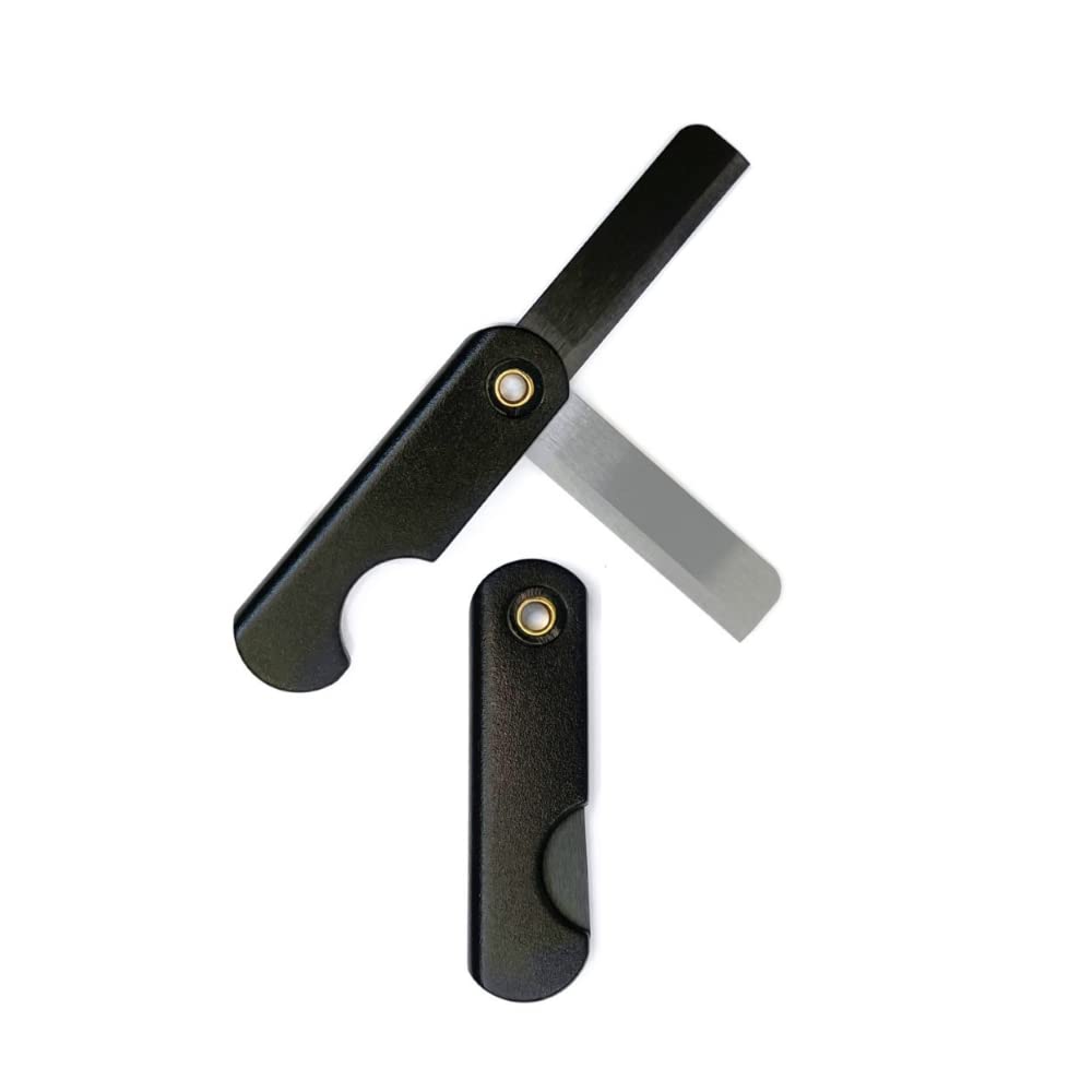 Acme Approved Folding Ceramic Razor Blade Non Metallic Knife Micro EDC Escape Knife Survival Tool 2pk