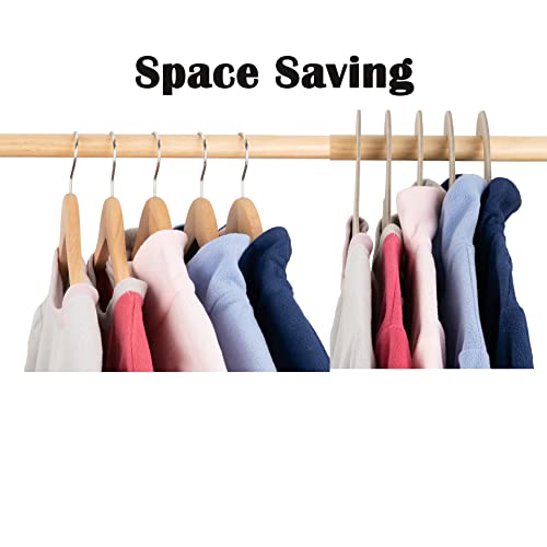 Koobay 17" Adult Natural Recyclable Paper Cardboard Coat Suit Clothes Hangers Storage Display 50PACKS