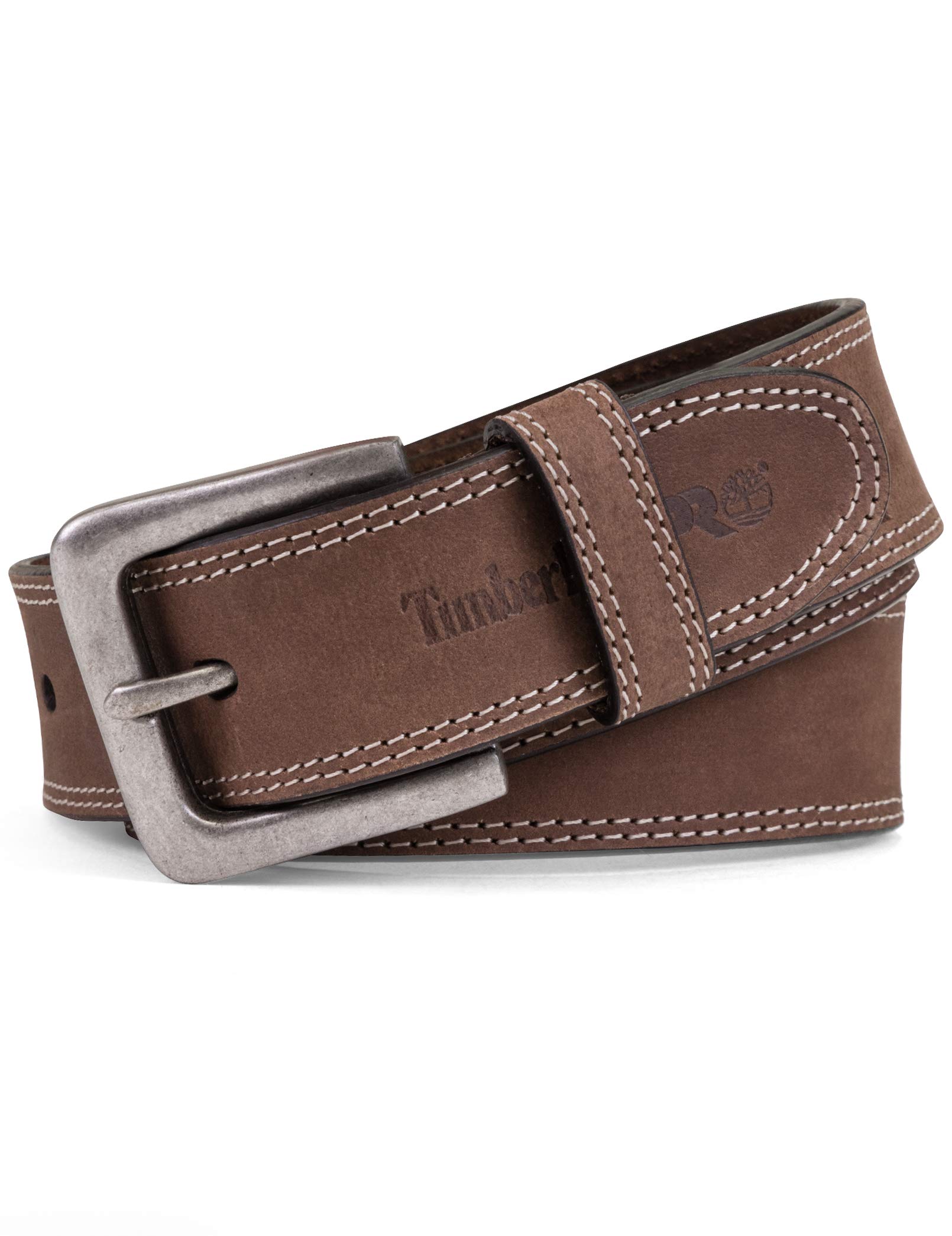 Timberland PRO Men's 38mm Boot Leather Belt, Brown, 38