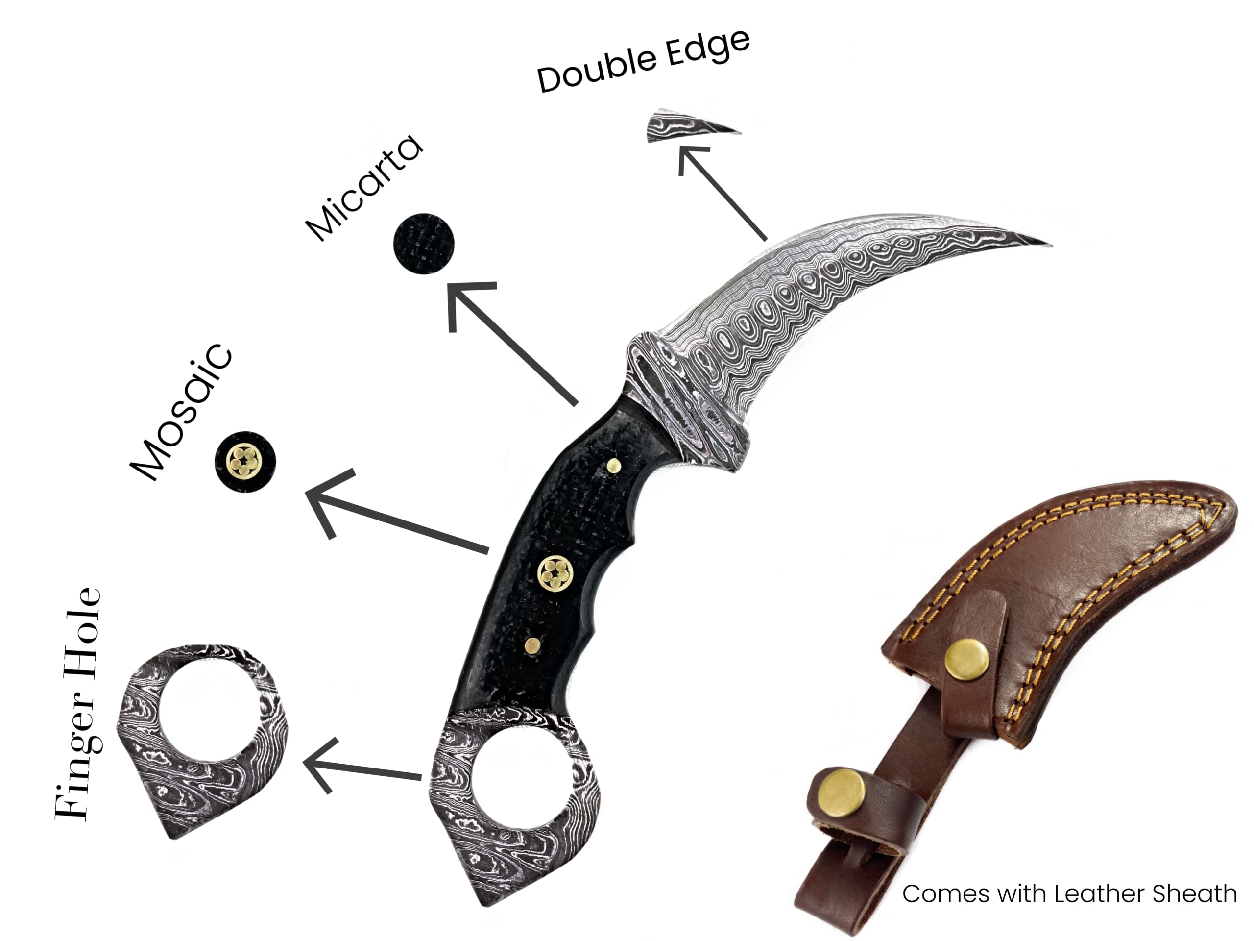 Titan Japanese Blade Fixed Knife 8in TJ-020, TJK-20