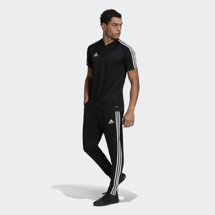 adidas Men's Tiro 19 Pants, Black/White, Medium