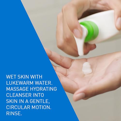CeraVe Hydrating Cleanser | 236ml/8oz | Daily Face & Body Wash for Normal to Dry Skin