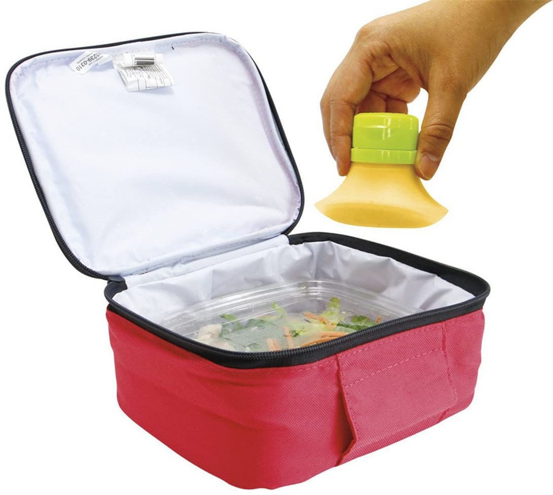 Portable Salad Dressing Containers set of 3- Silicone Squeeze Bottle Leak Proof Cap Kitchen Tool Mini Food Storage Containers Small Dip Condiment