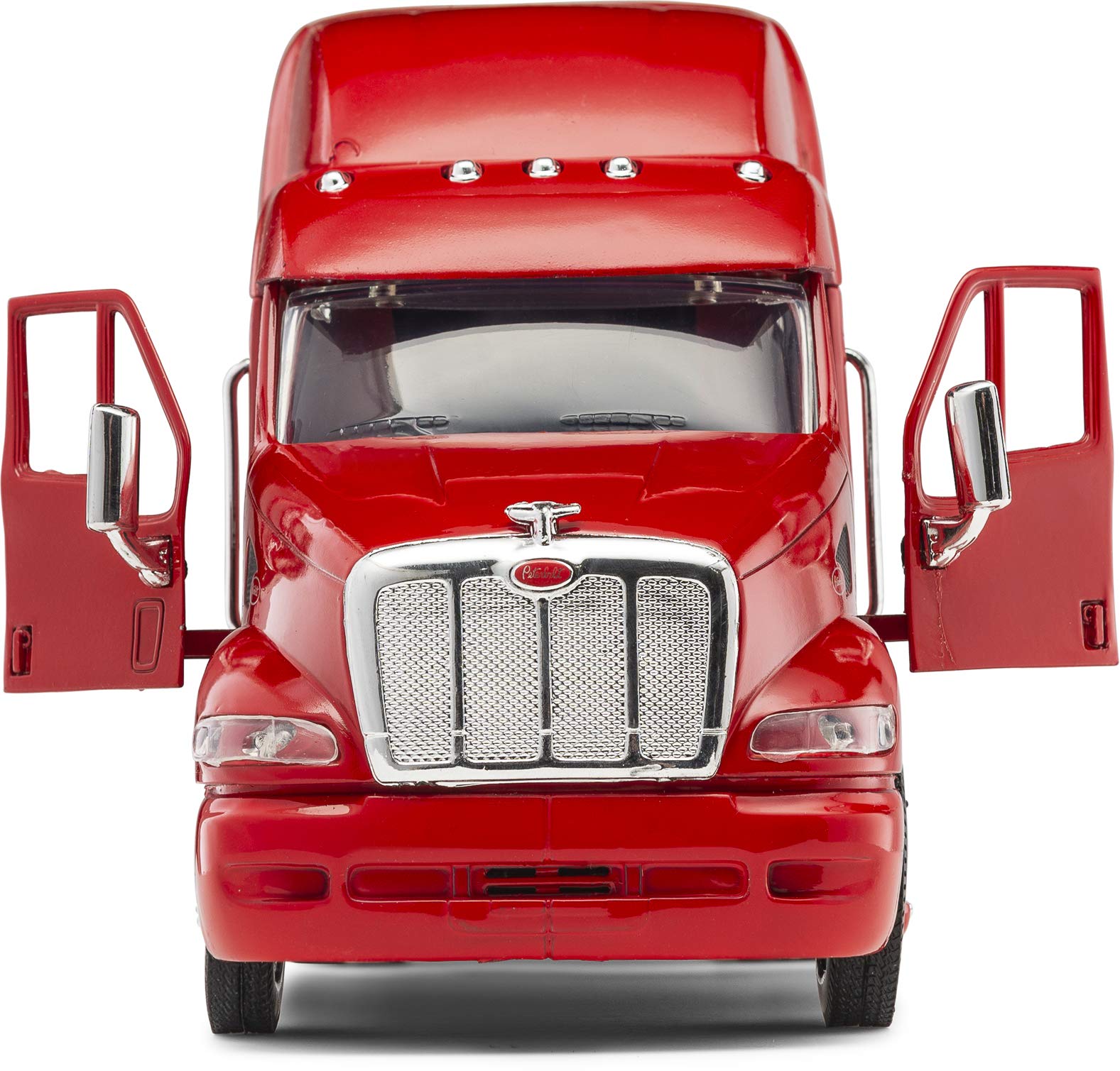 Wheel Master Peterbilt Tractor Trailer 387 Play Toy Truck Vehicle for Kids 1/32 Die Cast Scale,Designed, with Functions, Pre Built Semi, Realistic Look and Openable Doors Great Gift for Children