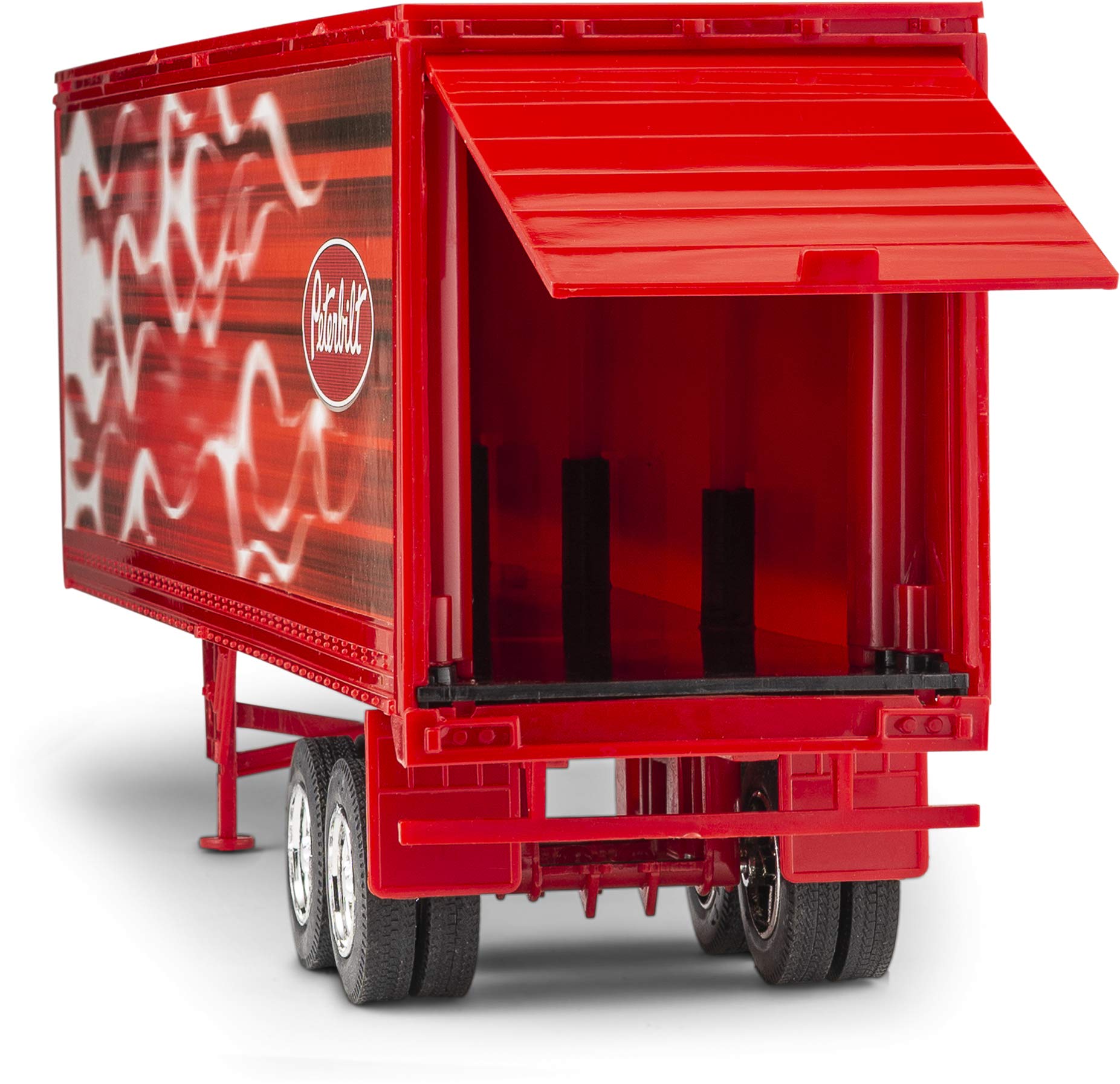 Wheel Master Peterbilt Tractor Trailer 387 Play Toy Truck Vehicle for Kids 1/32 Die Cast Scale,Designed, with Functions, Pre Built Semi, Realistic Look and Openable Doors Great Gift for Children