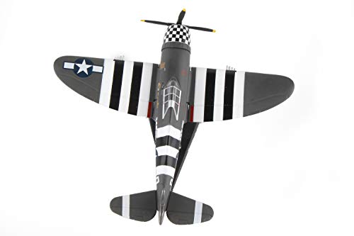 Daron Postage Stamp P-47 Thunderbolt Snafu 1/100 PS5359-3,Black