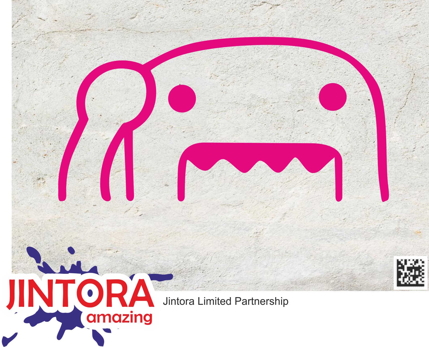 JINTORA Sticker - Decal - JDM - Die Cut - Window domo kun - 198x99 mm - JDM - Die Cut - Car - Truck - Bus - Window - Laptop - Coach - Rear Window - Pink