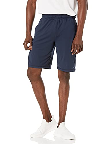 Amazon Essentials Men's Tech Stretch Training Short (Available in Big & Tall), Navy, Medium
