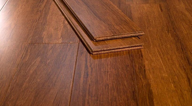 8" Sample Piece - Ambient Carbonized Wide Plank Bamboo Flooring | Test The Durability & Elegance at Home